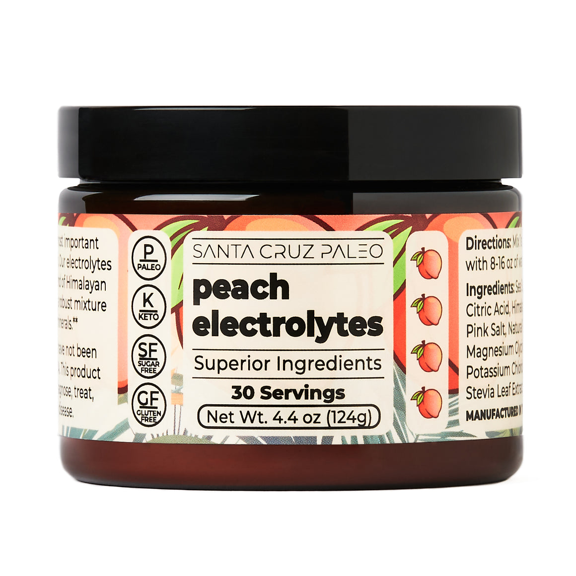 Peach Electrolyte Tub – Santa Cruz Paleo