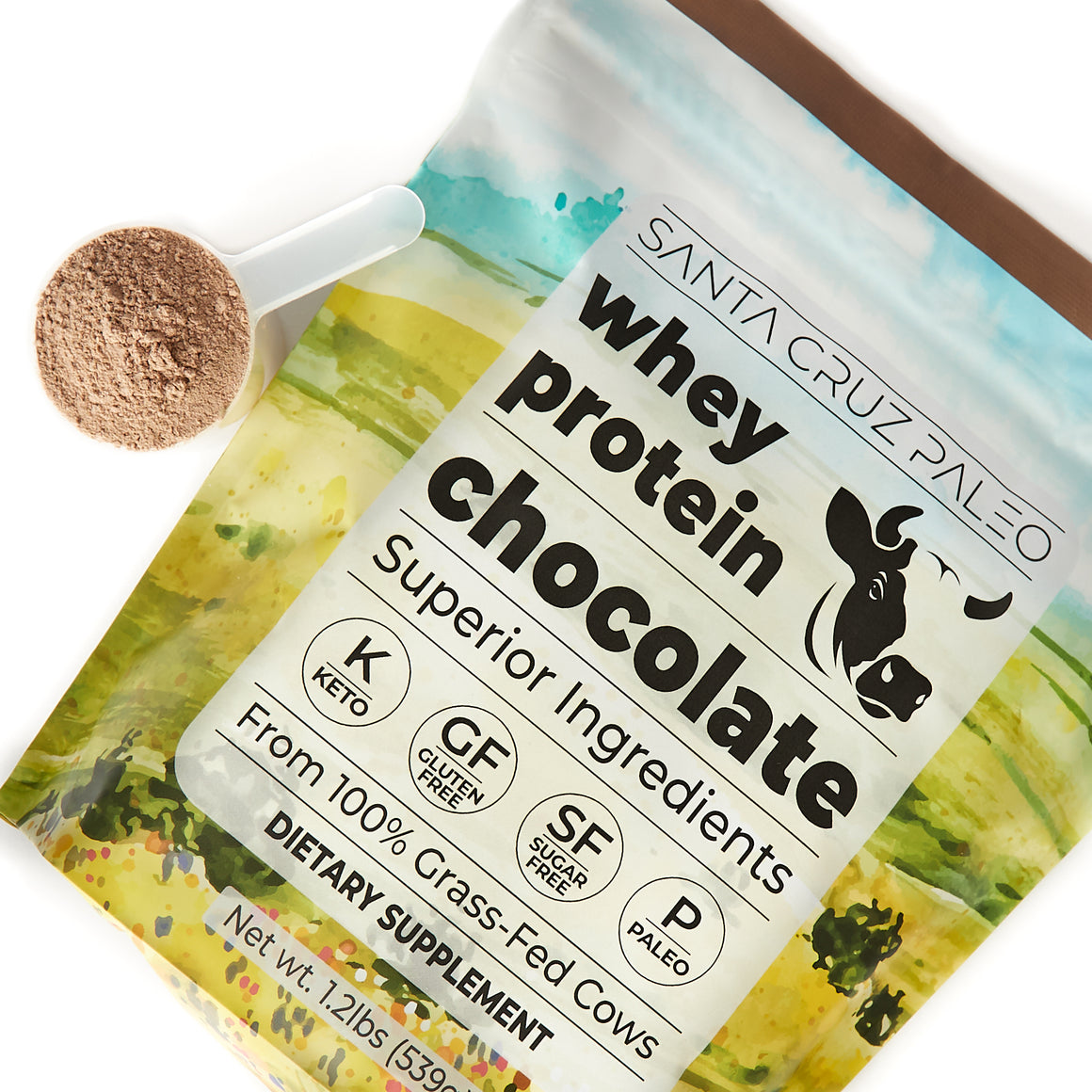 Chocolate Whey Protein Bag – Santa Cruz Paleo