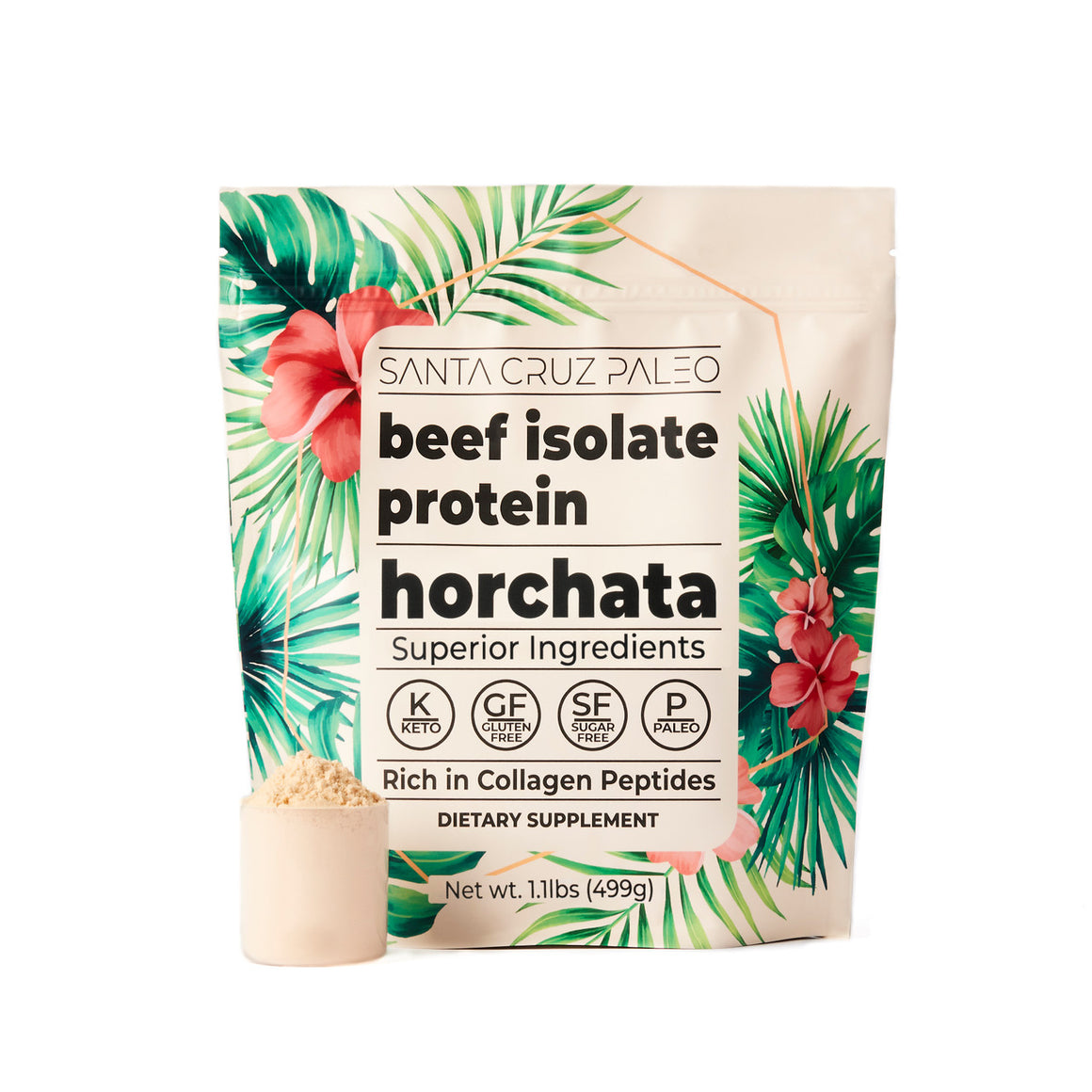 Horchata Beef Isolate Protein Bag – Santa Cruz Paleo